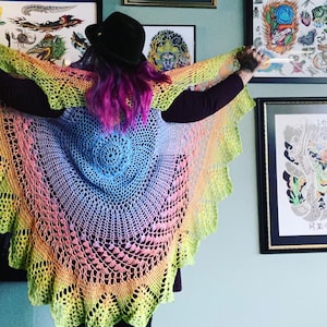 Boho Vest Pattern Crochet Bohemian Vest / Circle Vest / Bohemian Vest ...
