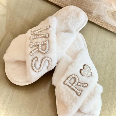 Bachelorette Slippers, Custom Spa Slippers, Bridesmaids Slippers With ...