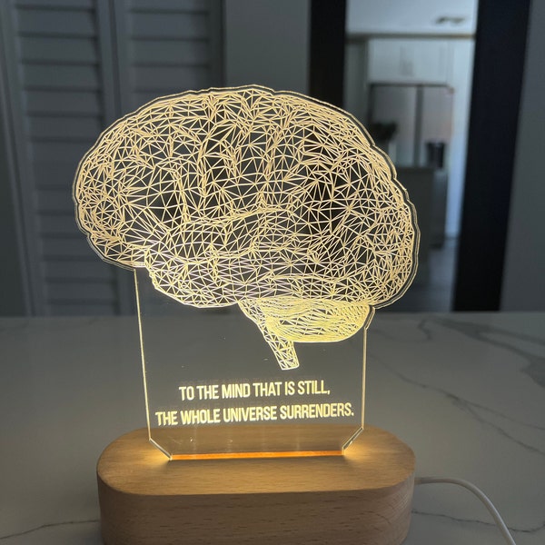Personalized Lamp for Psychologist. Psychology Student Graduation Gift ...