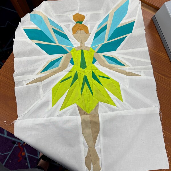 FPP - FAIRY Quilt Block - Foundation Paper Pieced - Etsy