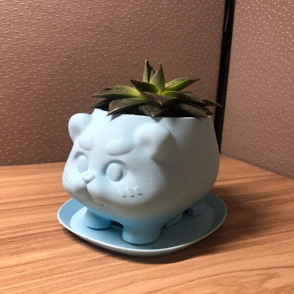 FLOURISH LAMP | STL 3MF 3D Printing Files, Small Wavy Table Lamp ...