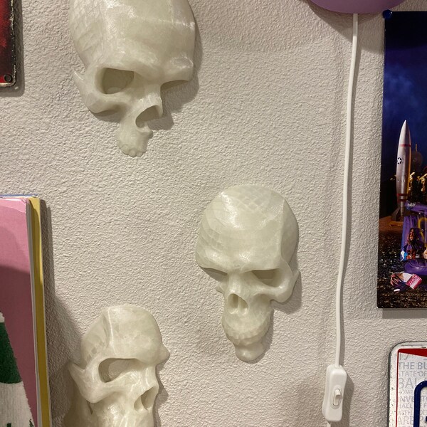 Skulls Wall Decor Skeleton White Skull Wall Art Wall Hanging Skulls 3D ...
