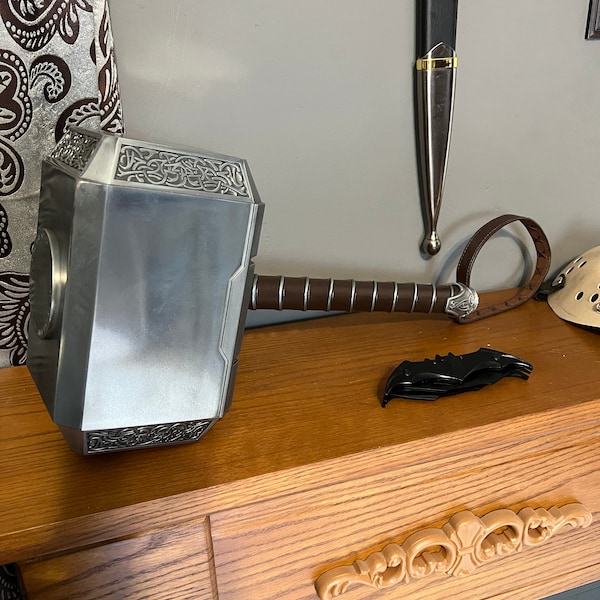 Thor Hammer Metal, Upgraded Version Thor Mjolnir, Thor Cosplay 1/1 ...