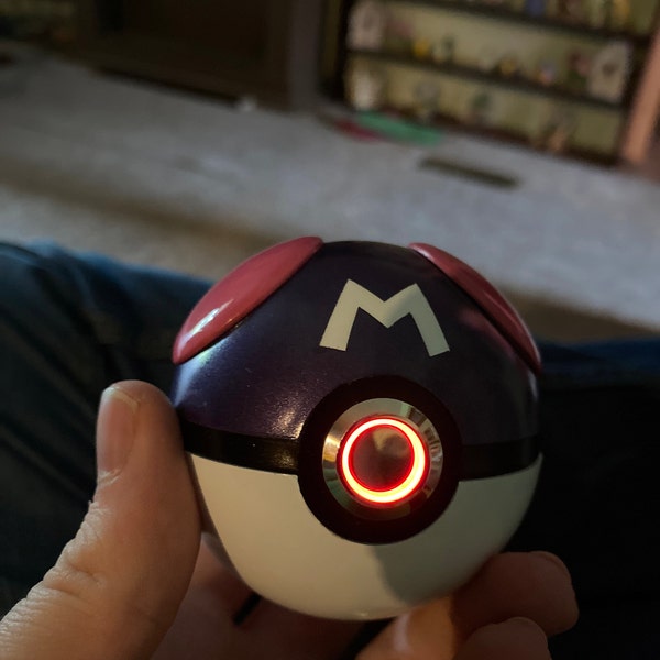 Realistic Pokeball With Light-up Button, Cosplay, Display Item, Geek ...