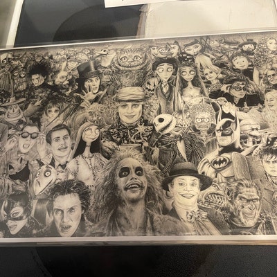 Ultimate Disney Villain Montage 11 X 17 Colored Pencil Drawing Print - Etsy