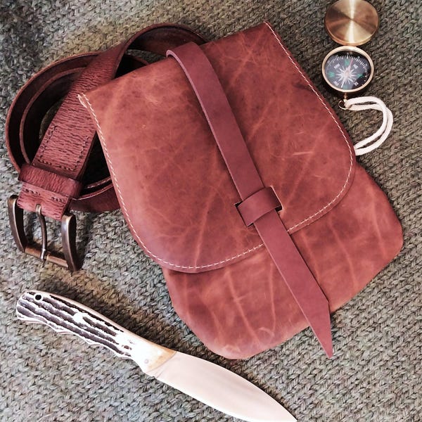 Leather Belt Bag, Ren Faire, Renaissance, Shakespeare, Costume, Theatre ...