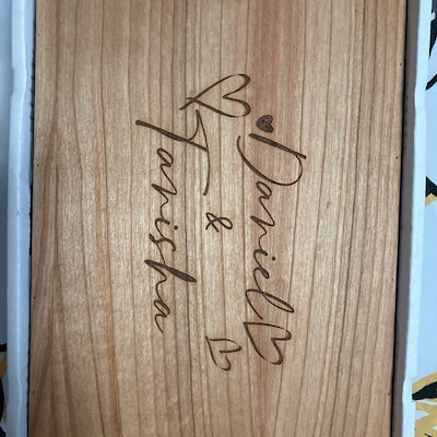 Love Letter Box Valentines Day Gift Box Personalized Small Wooden ...