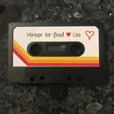4GB/8GB/16GB USB Mixtape Retro Personalised Gift Loved One, Red ...