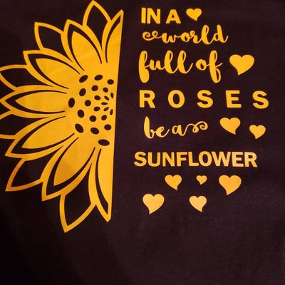 Be a Sunflower SVG, Quote Svg, Sunflower Vinyl, Cricut Cut Files ...