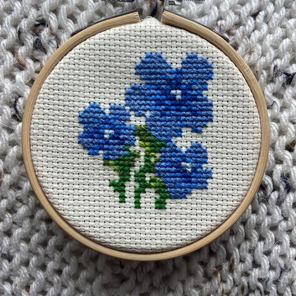 20 Tiny Cross Stitch Flowers Set , Mini Cross Stitch Rose Sampler ...