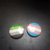 LGBTQ Pride Flag Pin Badges Pinback Buttons Magnet ~ 1" Pin 1.5" Pin 2. ...