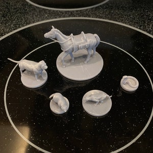 Wizard Familiar Full Set Miniatures for Rpg/dnd/pathfinder | Etsy