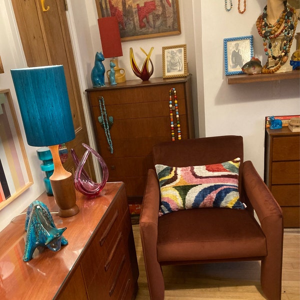 Picasso Velvet Ikat Pillow Cover – Decorative Cushion for Sofa or Bed - Etsy