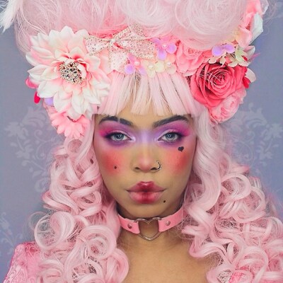 Peacock Headdress/ Peacock Headpiece /feather Mohawk/ Feather - Etsy