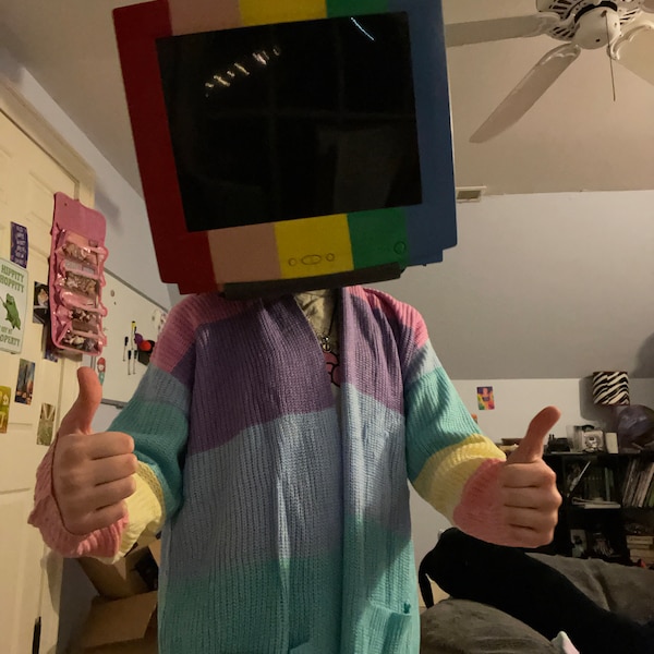 Synth Head Base Fursuit Head Protogen-style SCI-FI Furry D.I.Y Cosplay ...