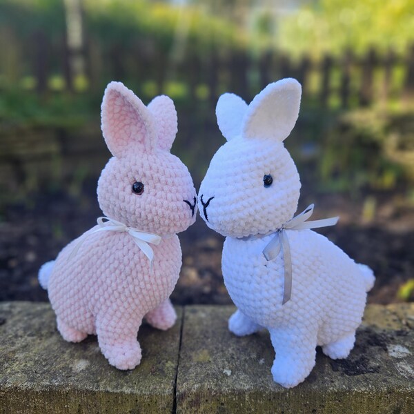 Crochet Pattern Realistic Mini Bunny Rabbit Amigurumi English PDF ...