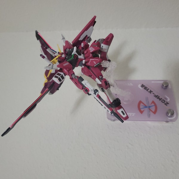 Premium Gunpla Acrylic Display Base With Standoffs | 1/100 and 1/144 MG ...