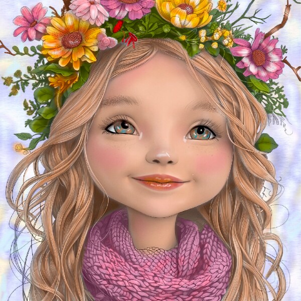 Troll Life Coloring Page for Adults Cute Little Trolls Coloring Book ...