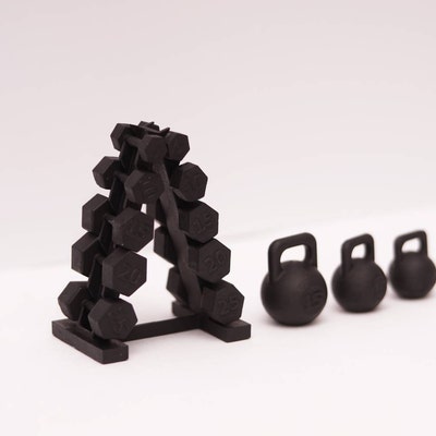 1 12 Scale Weights, Mini Dumbbells Set, Mini Weights, 1 12 Scale ...