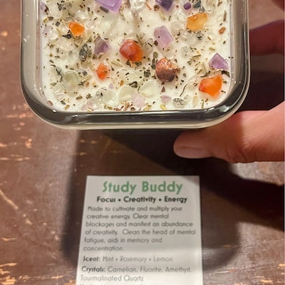 Study Buddy Candles Focus & Concentration Candle Soy - Etsy UK