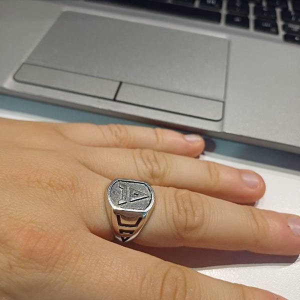 Veles Slavic Symbol Men Ring Silver 925 - Etsy