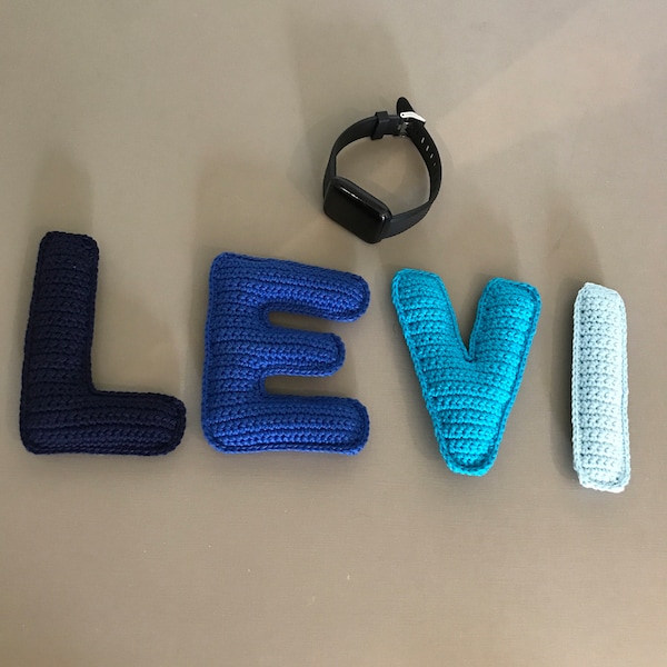 Crochet Pattern: Alphabet Capital Letters, Soft Letters, Play Letters ...