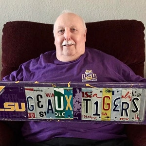 GEAUX ULL / University of Louisiana-Lafayette license plate | Etsy