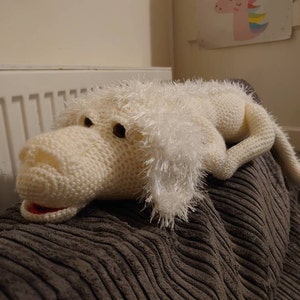Amigurumi Crochet Pattern for Falkor Inspired Luck Dragon. - Etsy