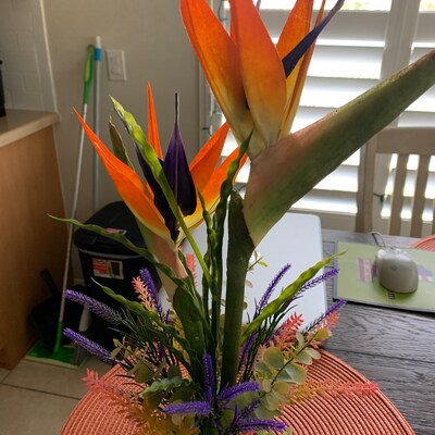Bird of Paradise Flower Decoration Table Decoration OR - Etsy