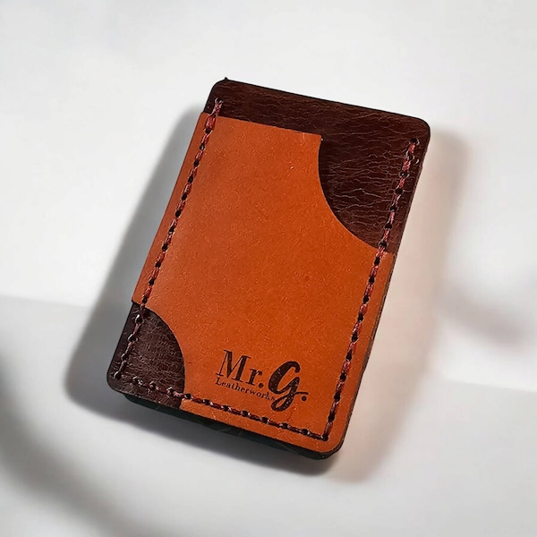 Handmade Leather Card Holder Pattern - Etsy