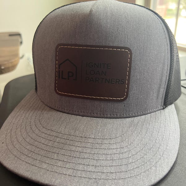 Personalized Dad Hat, Father's Day Custom Hat, Leather Patch Cap, New ...