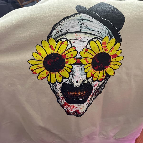 The Terrifier , Halloween Crewneck Sweatshirt, Halloween Shirts ...