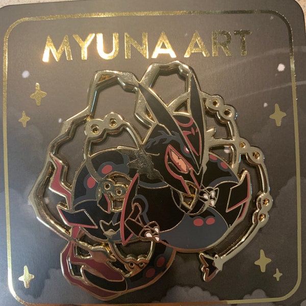 Myuna's XXL Shiny Mega Rayquaza Pin – Big Fanart Sky Dragon Legendary ...