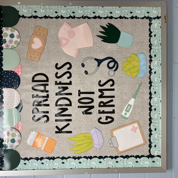 Health Science - Health Bulletin Board Kit - Etsy