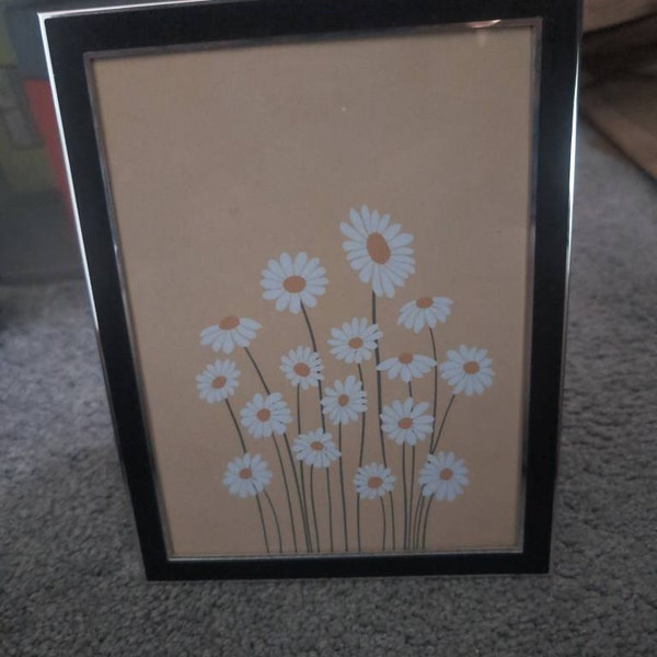 Pastel Yellow Daisies Downloadable Wall Print, Daisy Printable Poster ...