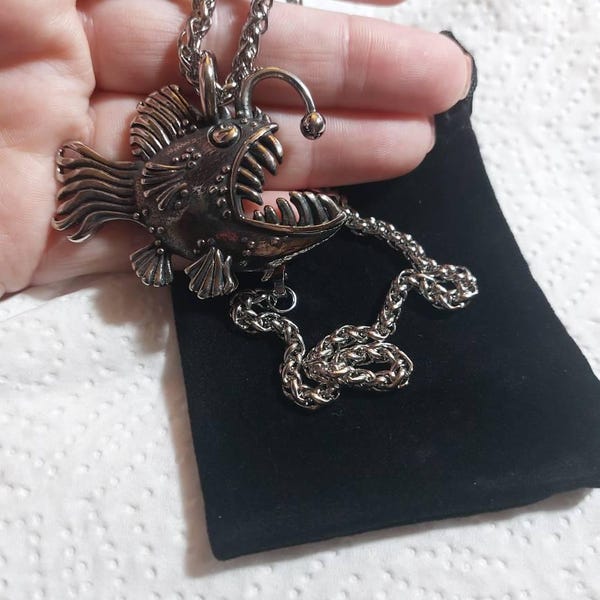 Neptunes Trident Fork Pendant Necklace Trishula Poseidons Spear Greek ...