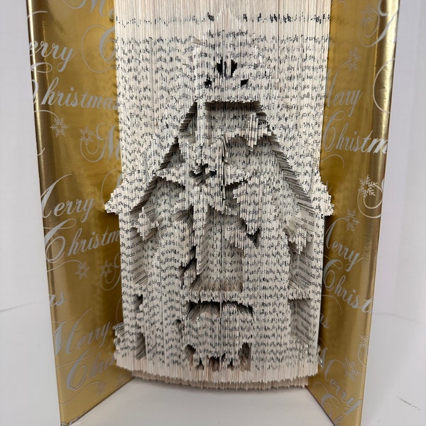 Book Folding PATTERN, Nativity Scene, Christmas, - Etsy