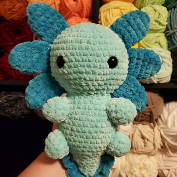 Cute Axolotl Crochet Pattern, Amigurumi Axolotl, - Etsy