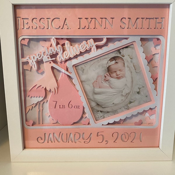 CUSTOMIZABLE 3D Grief Shadow Box Svg - for Cricut - for Silhouette - Etsy