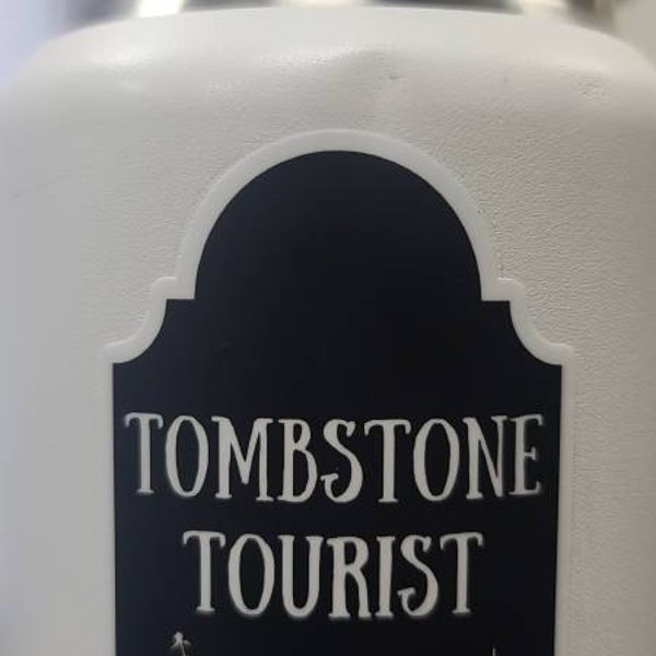 Tombstone Tourist Sticker: Cemetery Explorer Vinyl Sticker - Etsy