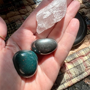 Polychrome Jasper Palm Stone Polychromatic Jasper Stone From - Etsy