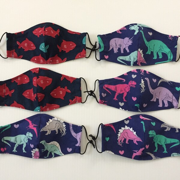 Kids Face Masks SEWING PATTERN PDF, How to Sew a Face Mask, Adult and ...