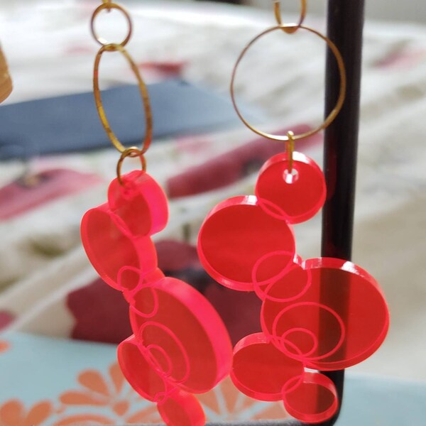 Custom Handmade Acrylic Laser-cut Jewellery || Earrings || Gift ...
