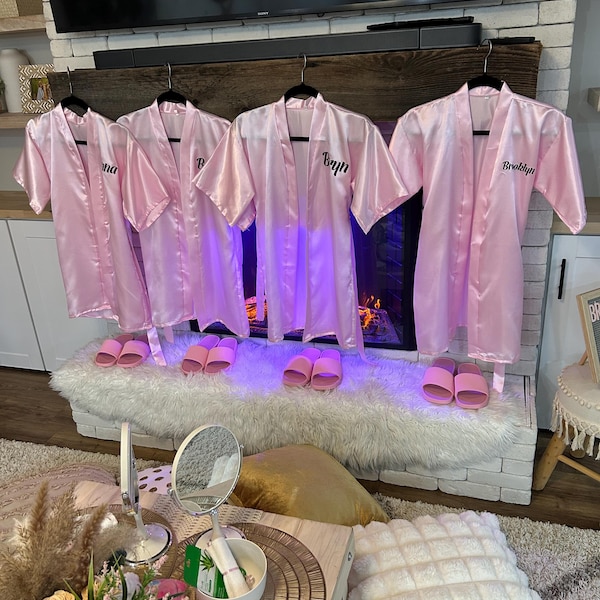 Mr and Mrs Custom Satin Pajamas, Personalized Pajamas for Couple ...