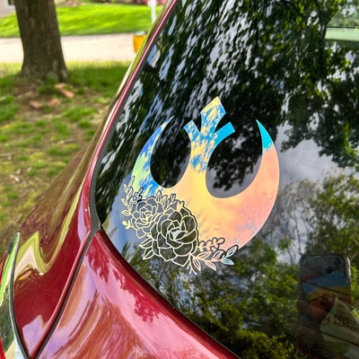 Florida State Decal, Florida Floral Decal, Florida Outline Decal ...