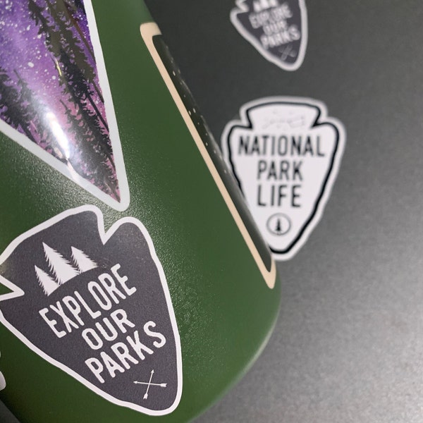 National Park Sticker | Explore Our Parks | Bumper Sticker | Water ...