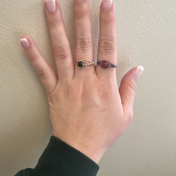 The Night Court Themed Wire Ring Set ACOTAR Inspired - Etsy