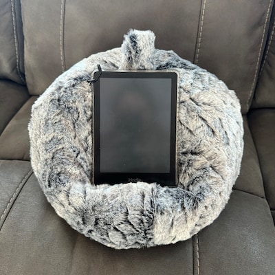 Large Book Pouf, Kindle Pillow, iPad Tablet Stand, Gift for Book Lover ...