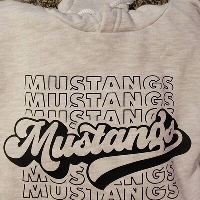 Mustangs School Spirit Svg Mustang Pride Png Retro Mustangs Team Logo ...