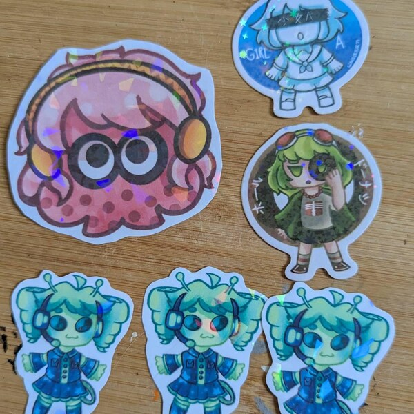 Silly Teto Holographic Stickers | Synthv/utau (2 In.) - Etsy